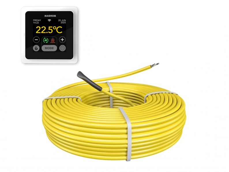 MAGNUM Cable Set 23,5 m / 400 Watt Set met MRC-thermostaat | Wit online ...
